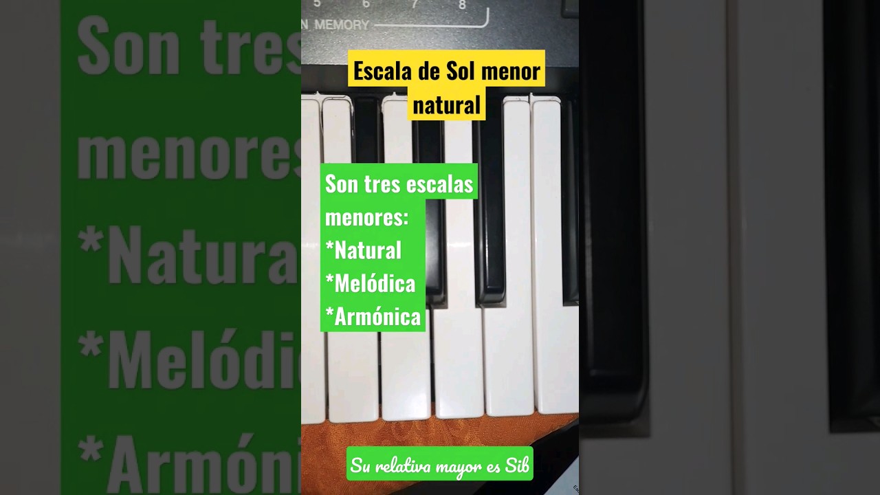 Escala De Sol Menor Natural ESCALA MENOR NATURAL | Sweep Fliping!