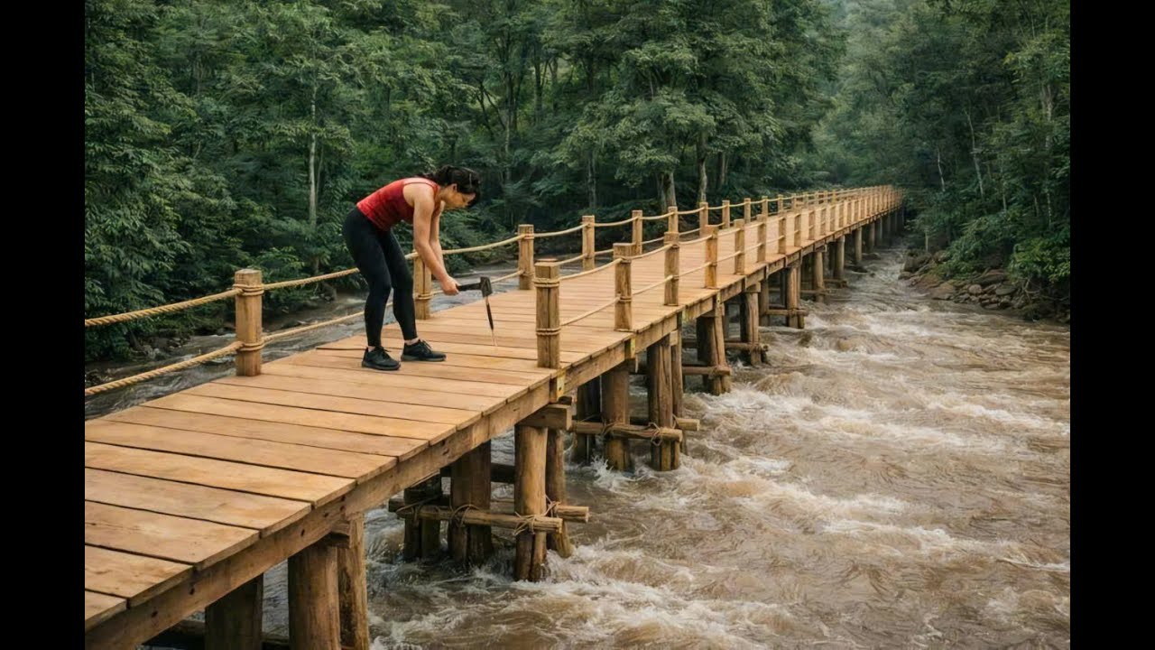 Young woman single-handedly builds flood-resistant bridge in 105 days ...