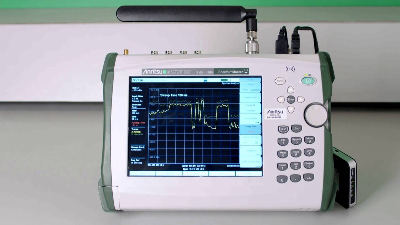 Web Remote Tools Remote Control of Anritsu Handheld Instruments - YouTube