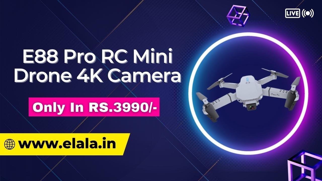 E88 Pro Rc Mini Drone 4k Camera - YouTube