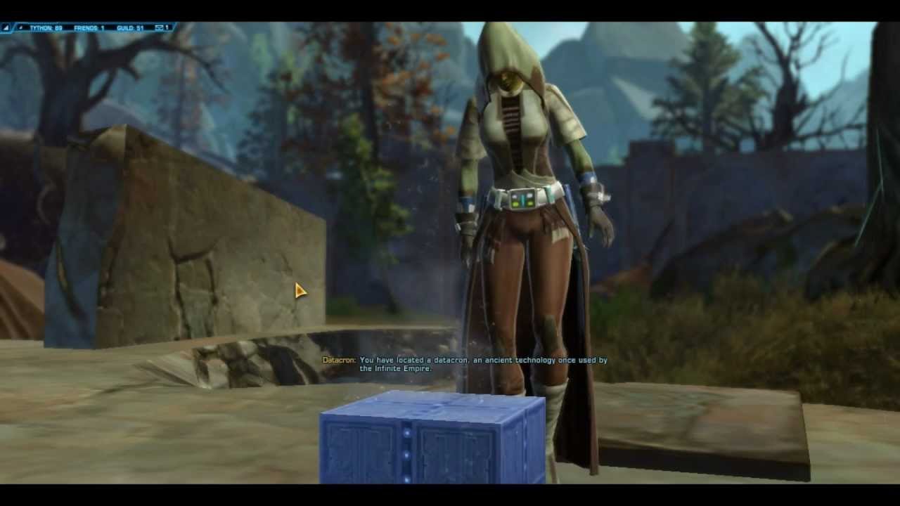 Star Wars The Old Republic - Tython Datacron locations - YouTube