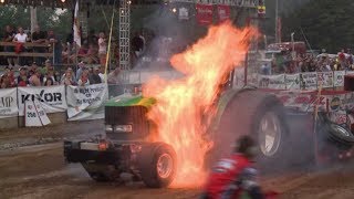 Heavy Equipment Accidents #RC Tractorpulling insane engine blow up ...