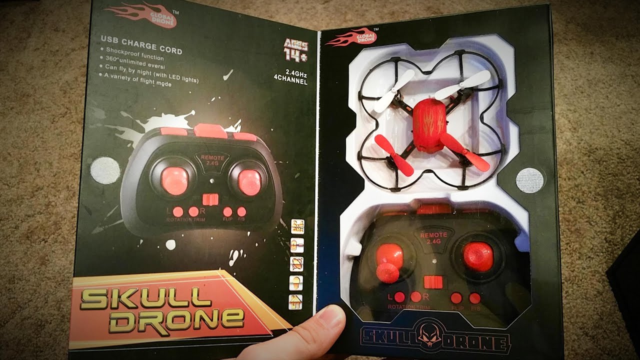 Skull Drone Quick Night Flight ... Sorta - TheRcSaylors - YouTube