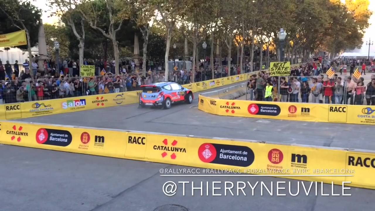 Rally Racc Catalunya 2014 SS BARCELONA - YouTube