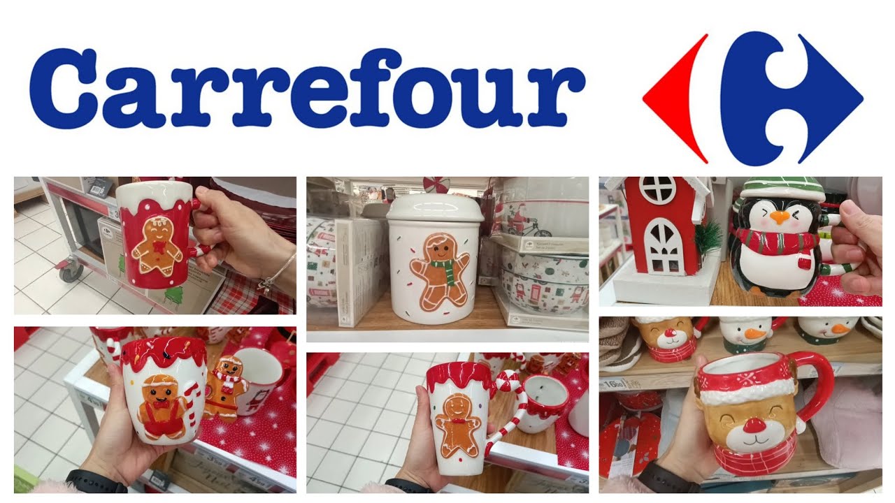 🚨Visite des Produits de Noël chez Carrefour - Mugs et Décorations ...