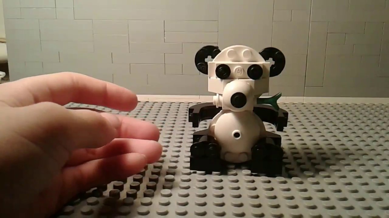 How to build a e lego panda - YouTube