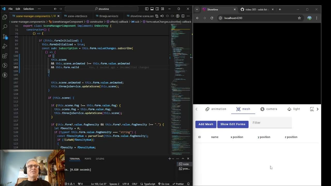 Angular/ThreeJS - Video 306 explore form valid - YouTube