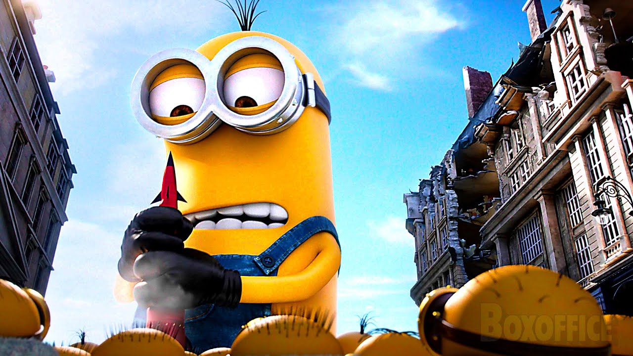 Minionzilla saves England! | Minions | CLIP - YouTube