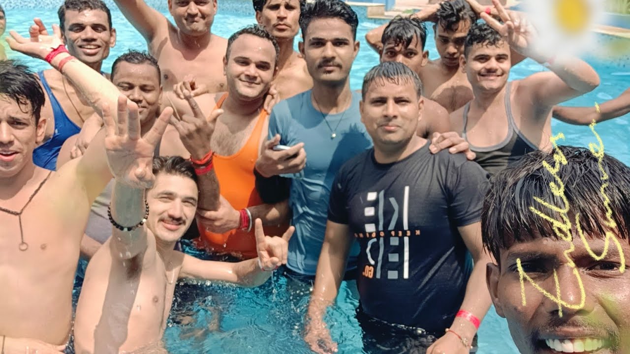 swimming pool party enjoy with the park prime Jaipur staff picnic at ...