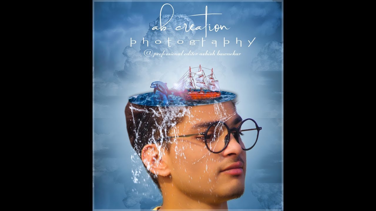 Photoshop tutorial | 'water head' manipulation - YouTube