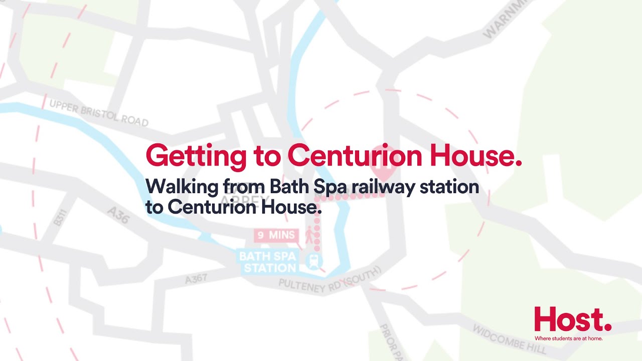 Host | Walk from Bath Spa Railway Station to Centurion House, Bath ...