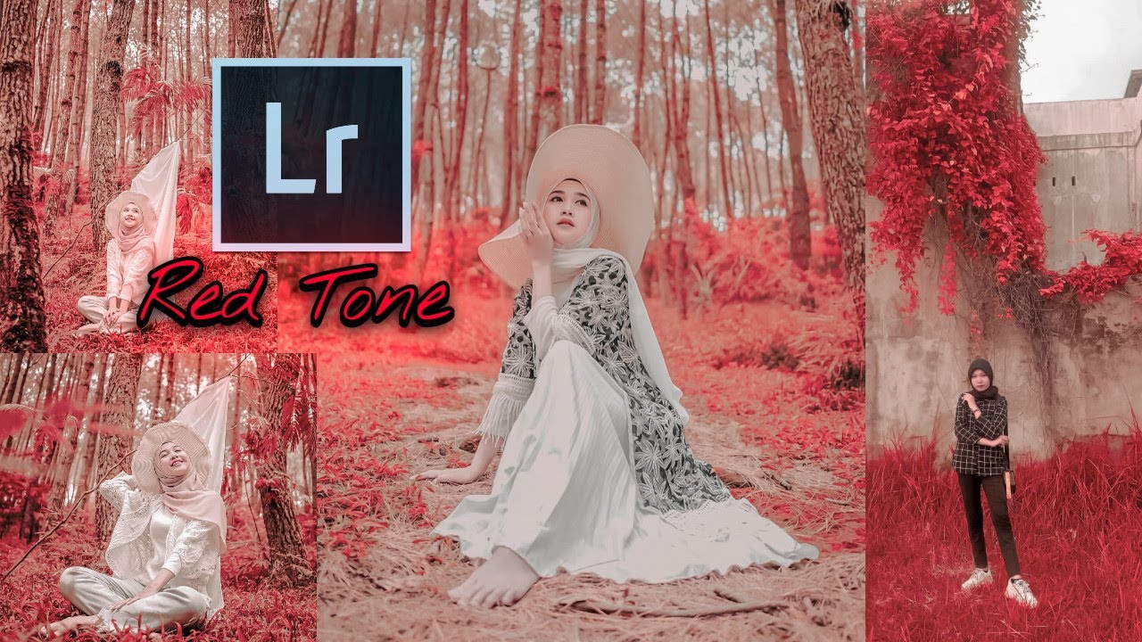RED TONE LIGHTROOM || Buat pemula Cuma 2 menit langsung bisa rumus red ...