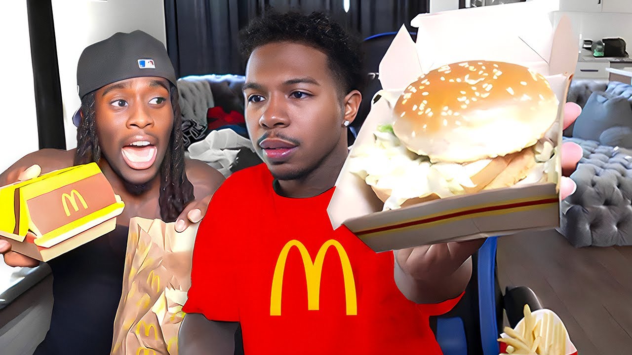 Deshae Frost Tries The Kai Cenat Meal From McDonalds.. - YouTube