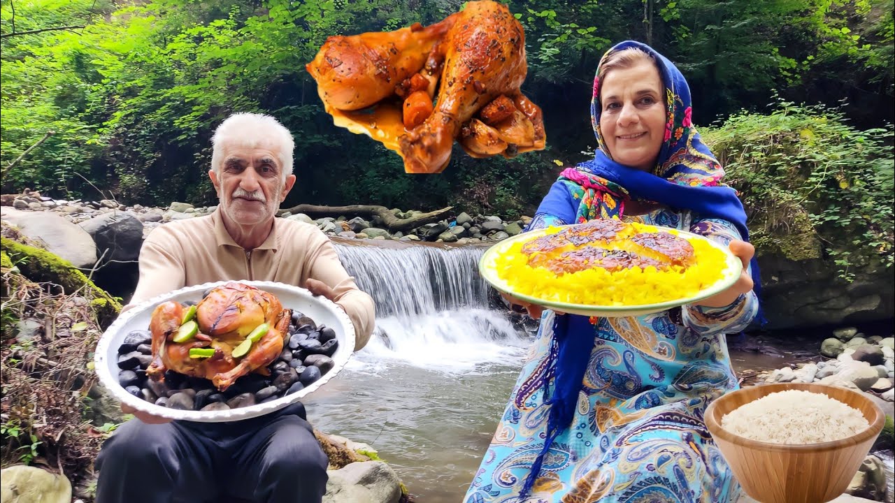 Cooking Chicken on Stone | You have not Seen this Delicious Chicken ...