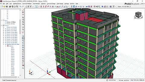 Full Course on 8 Storey Building Design using Protastructure - YouTube