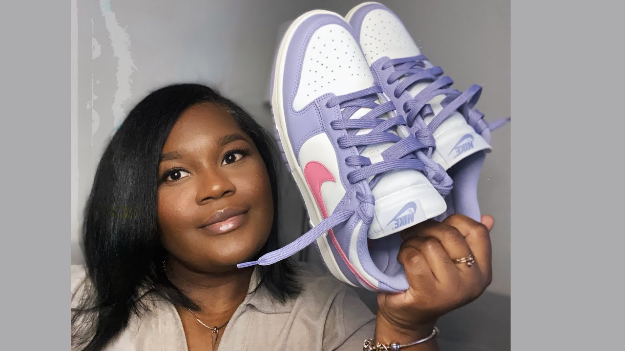 Nike Dunk Review Indigo Haze/Coral/Sail - YouTube