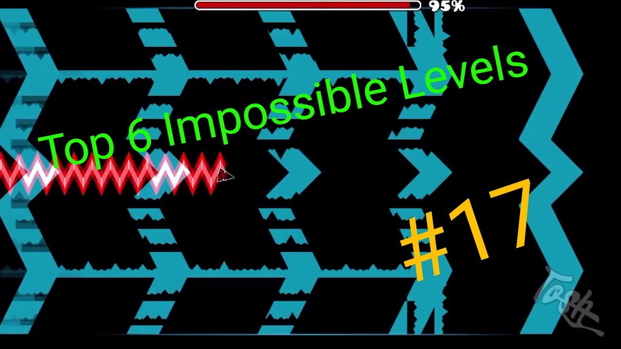 Top 6 Impossible Levels In Geometry Dash #17 (Gameplays By Tosh,JackO ...