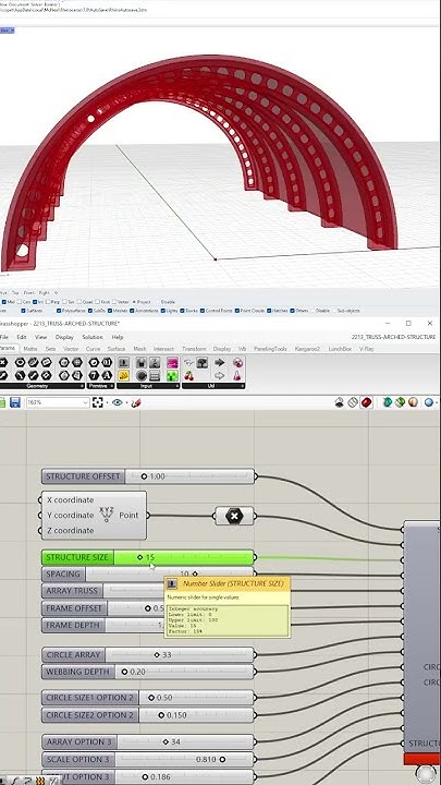 Grasshopper Tutorial Parametric Script Rhino 3D Architecture Design Preview - YouTube