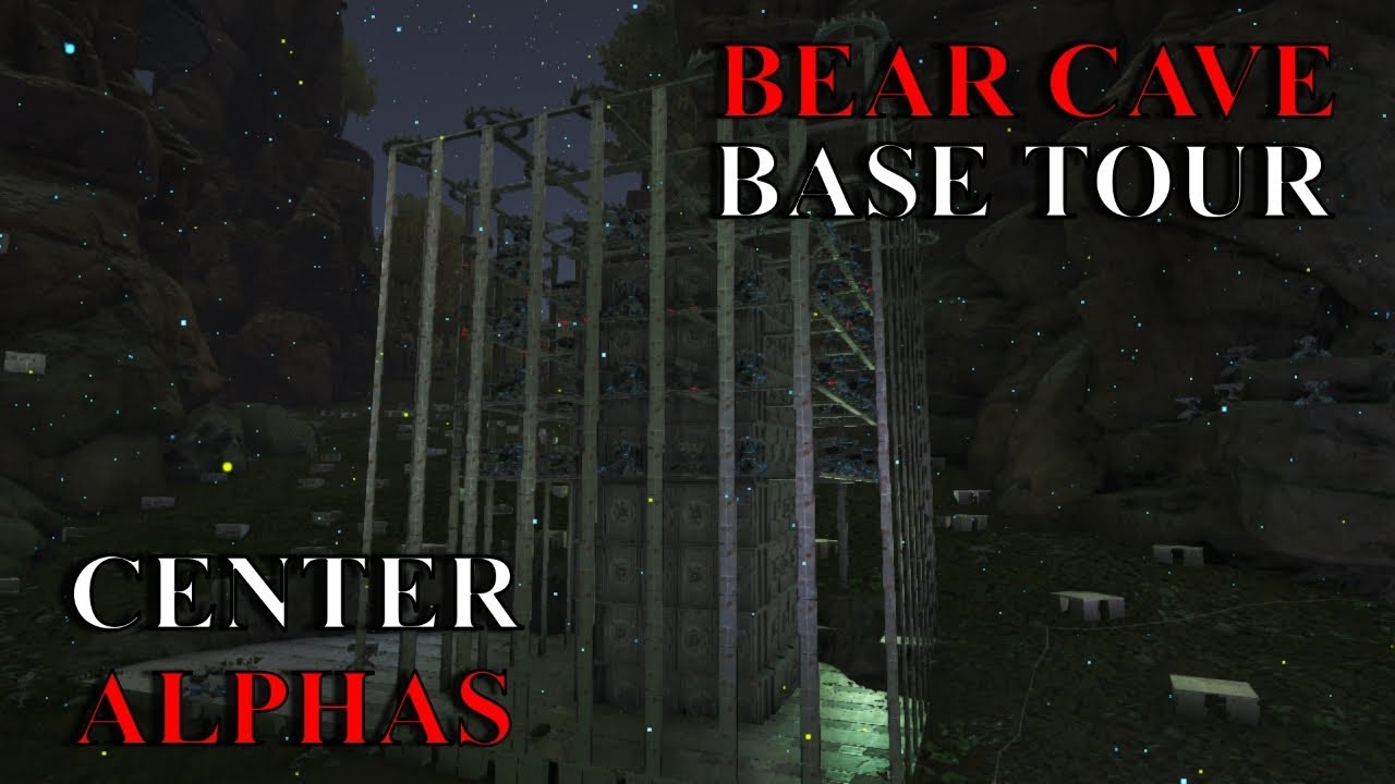 Indian Hombres #1 | BEAR CAVE CENTER BASE TOUR | Ark Survival Evolved ...