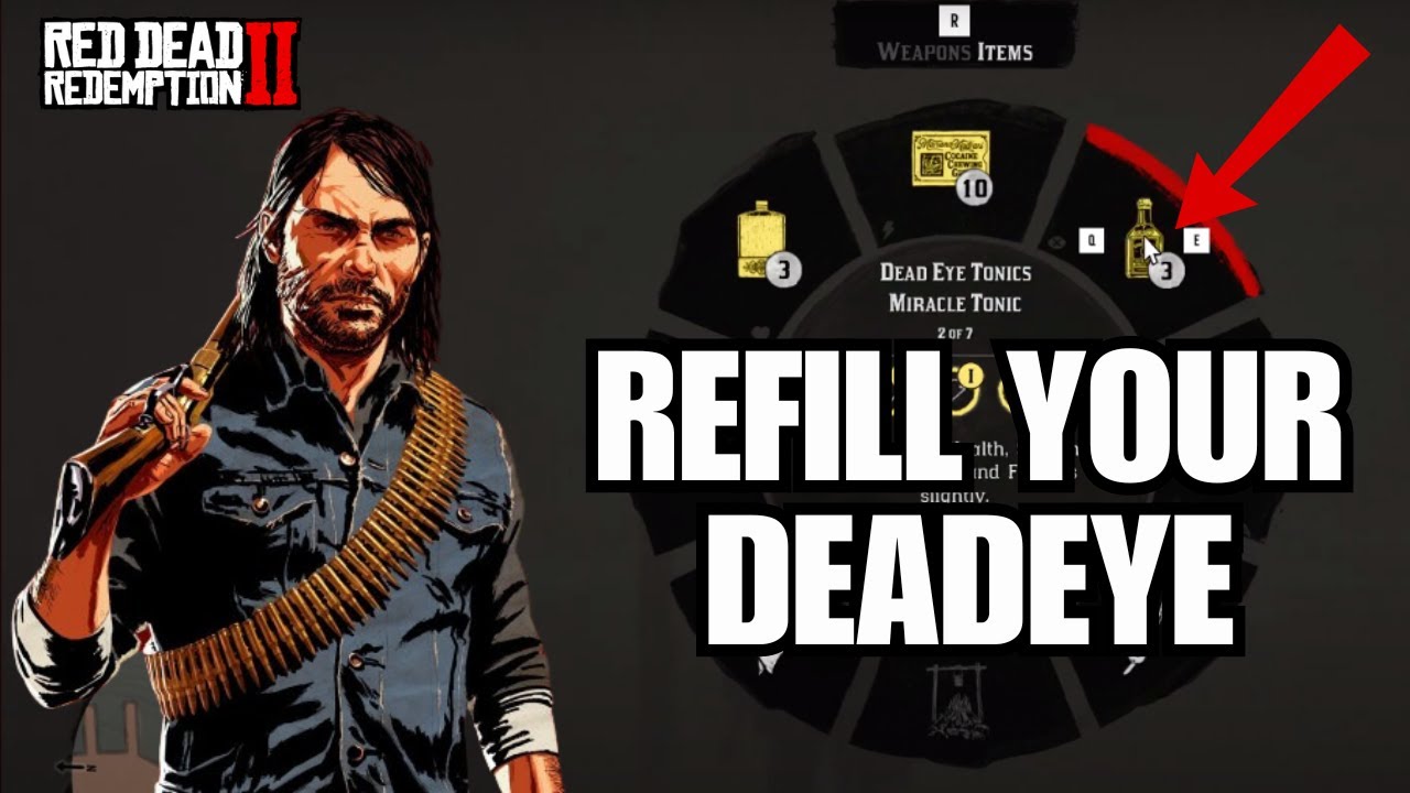 How to Refill Deadeye in Red Dead Redemption 2 | Deadeye Replenishment ...