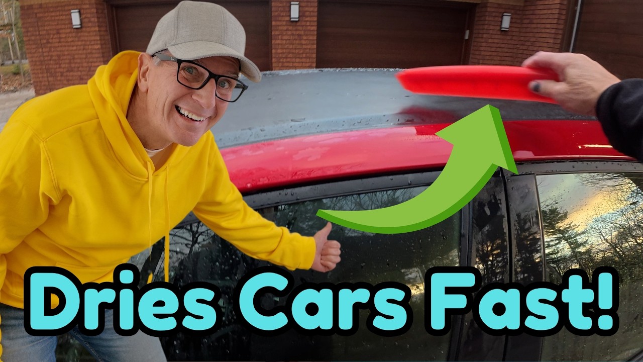 Is California WATER BLADE the Fastest Car Drying Tool? - YouTube