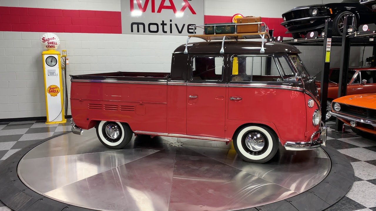 1967 VW Transporter Double Cab for Sale at MAXmotive - u0564 - YouTube