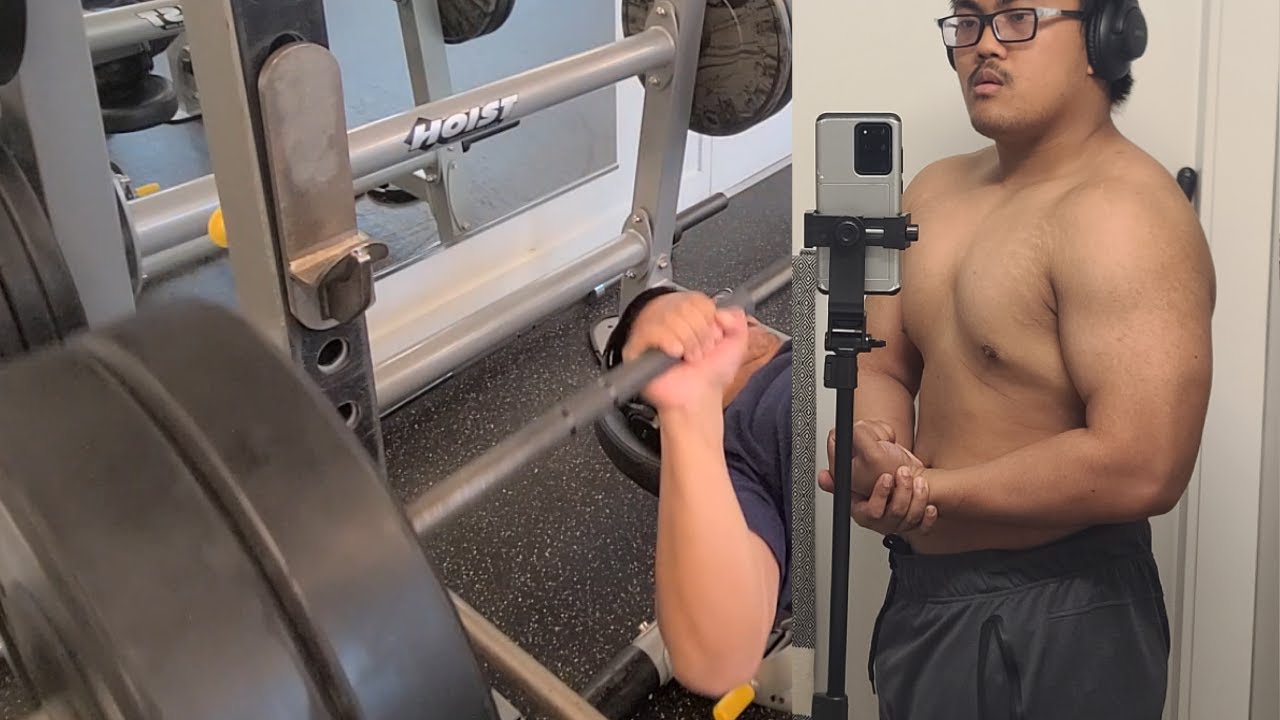 Going Gym Day 12: 2nd Attempt at 225lb - YouTube