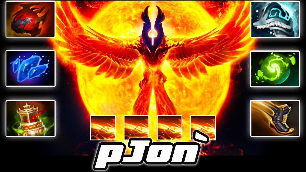 B8.pJon` | Phoenix Offlane | Dota2 Pro Player Gameplay - YouTube