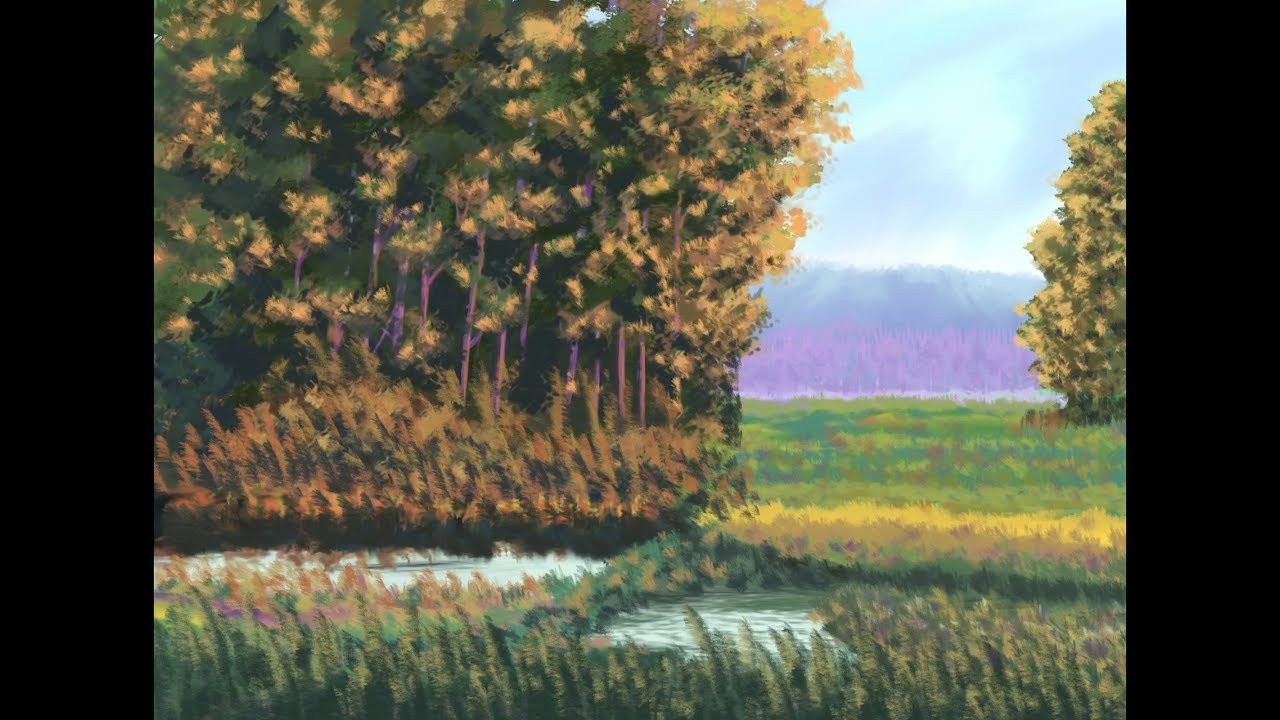 Procreate ️ How to Draw tree with Procreate | Ipad绘画 Ipad fotos 아이패드그림 ...