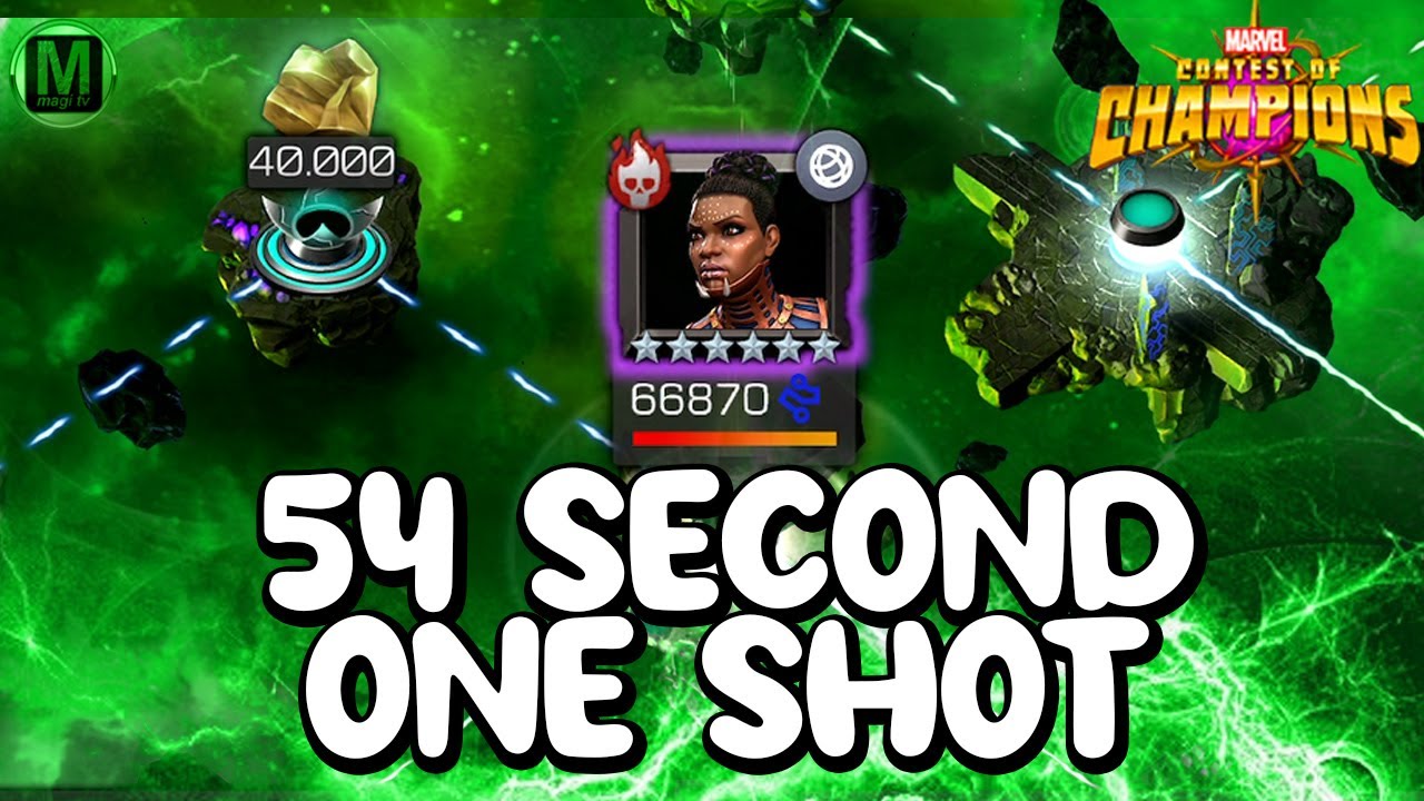 MCOC SHURI ONE SHOT - 54 S. - MAGİ TV MCOC - YouTube