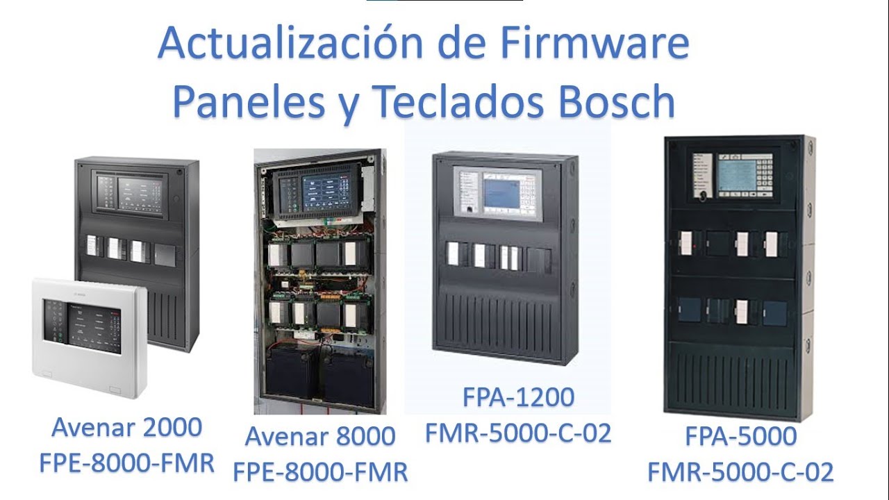 Cómo actualizar Firmware Panel Avenar 2000, Avenar 8000, FPA 1200, FPA ...