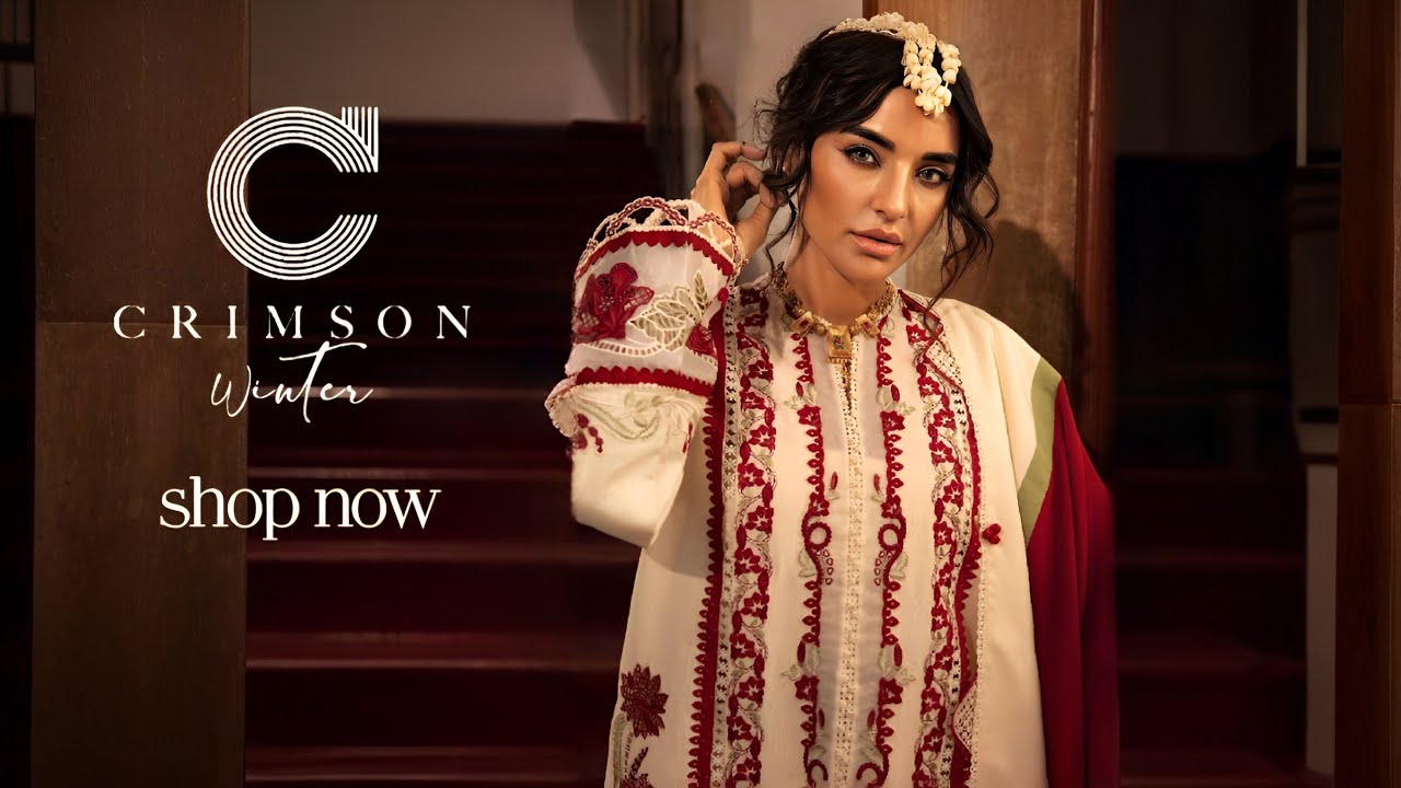 Crimson Latest Winter Unstitched Collection 2024 | Crimson Aaleen ...