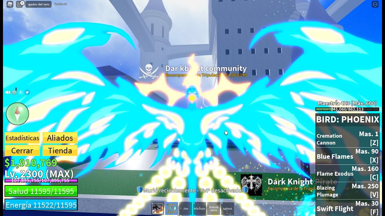 DESPERTANDO LA FENIX ! BLOX FRUIT - YouTube