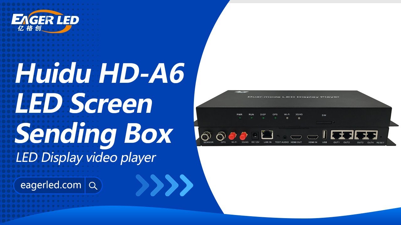 HUIDU HD-A6 LED Video Wall Processor: The Best Controller for LED Video ...