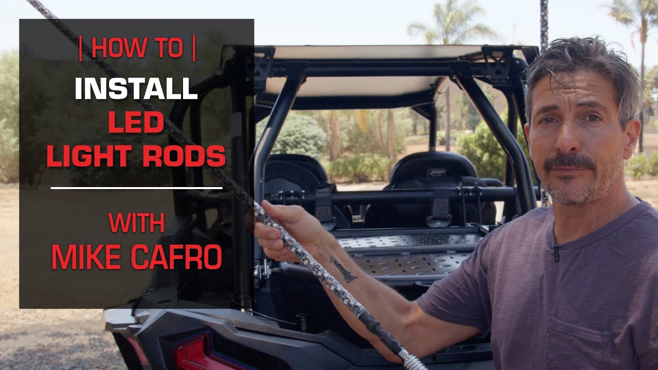 How To Install LED Light Whips with Mike Cafro - YouTube