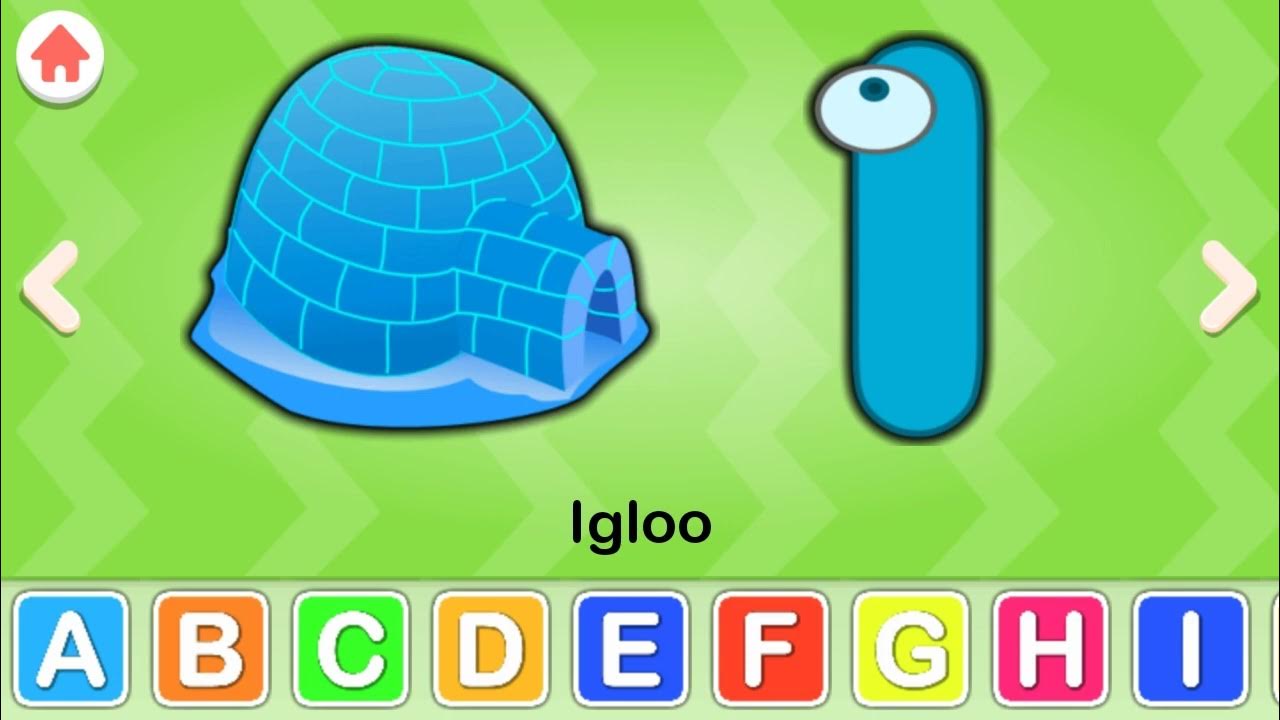Crazy Igloo |Alphabet For Kids| Learning & Identification of English ...