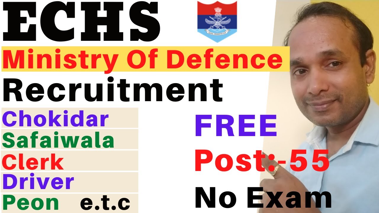 ECHS Recruitment 2020 | ECHS meerut Recruitment 2020 | ECHS Meerut ...