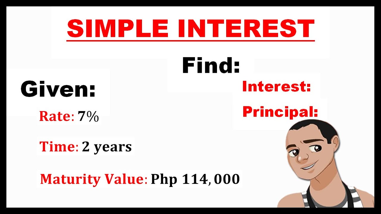 SIMPLE INTEREST || SOLVING FOR PRINCIPAL AND INTEREST - YouTube