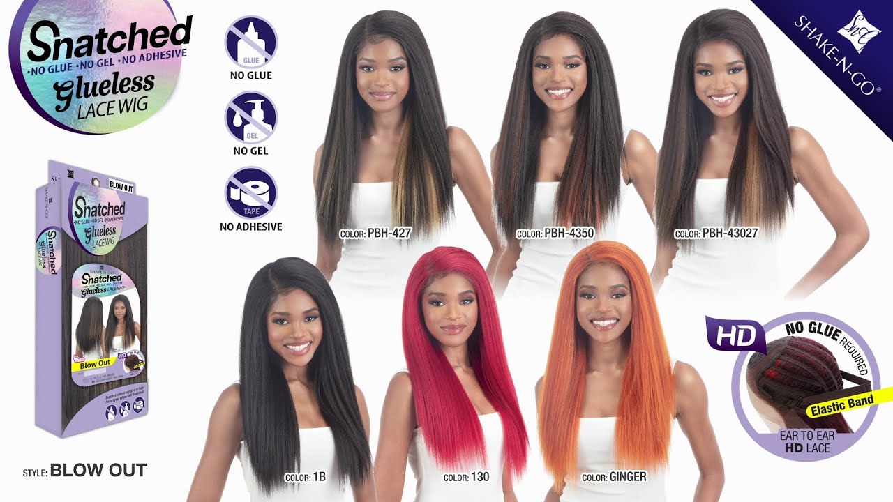 Snatched Glueless Lace Wig - Blow Out - YouTube