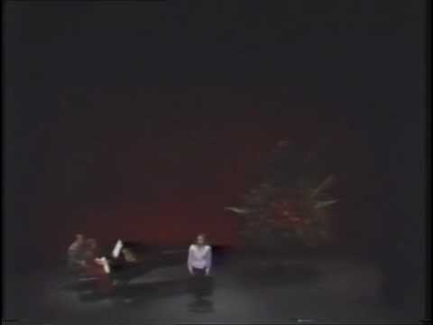 1991: Tiffany Speight, soprano opera singer, in the Finals of the ...