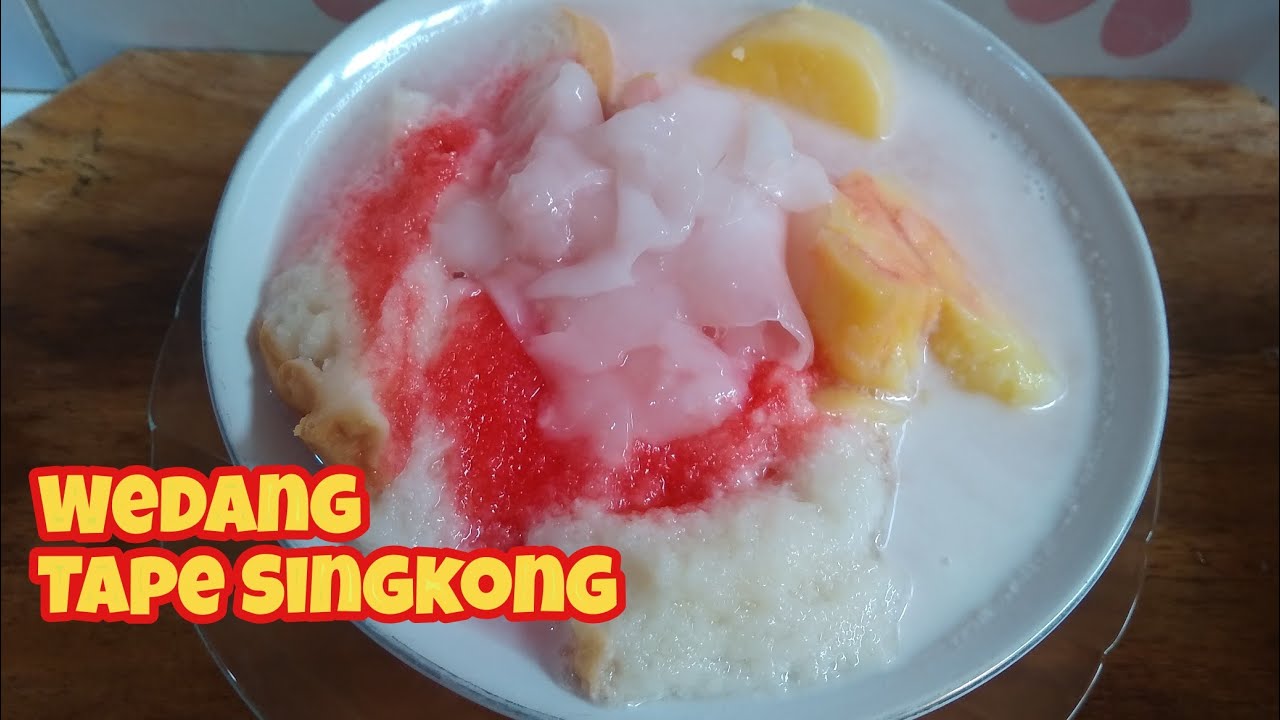 Wedang Tape Singkong - YouTube