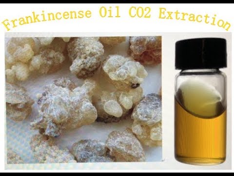 Frankincense essential oil co2 extraction - YouTube