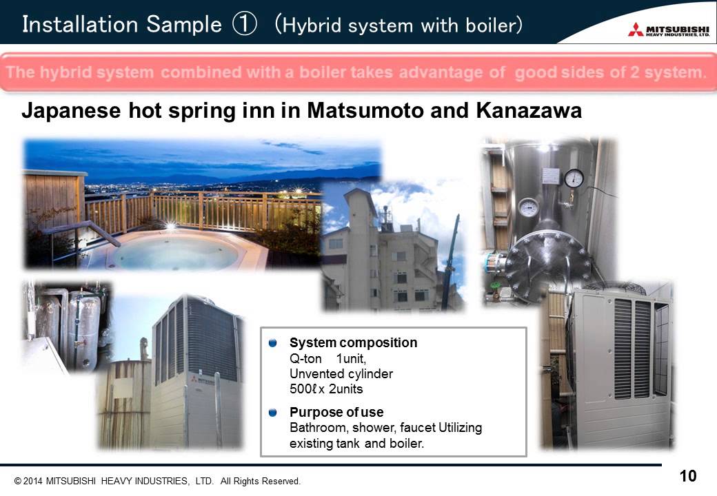 Q-ton: CO2 heat pump - presentation by Mitsubishi Heavy Industries ...