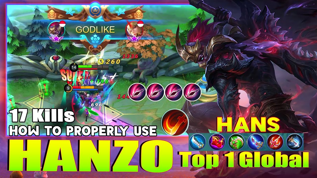 Hanzo Full Map Control! Unstoppable Gameplay Top 1 Global Hanzo by HANS ...