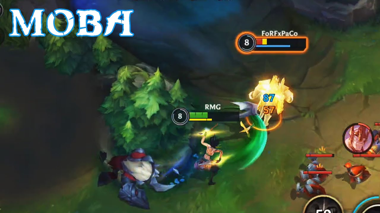 Top 10 Best MOBA Games For Android & IOS 2021 - YouTube