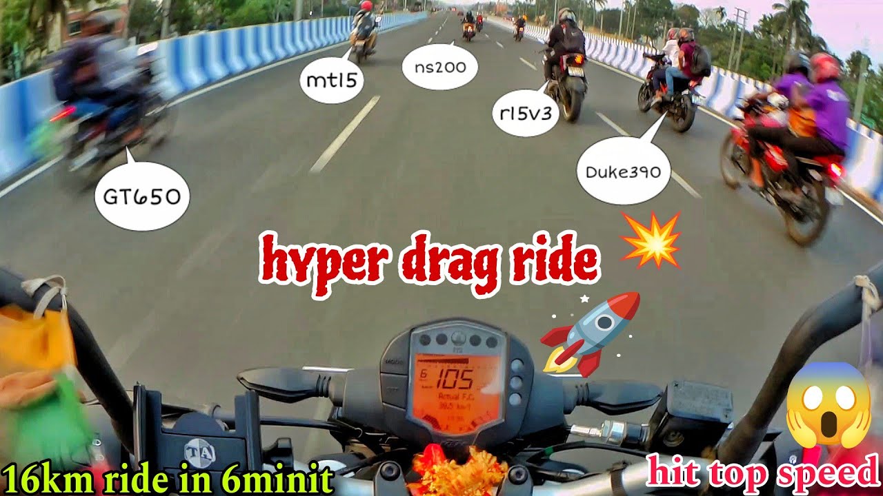 hyper drag race 💥😱 | hit top speed🚀 group drag 💥 @romeolifestyle - YouTube