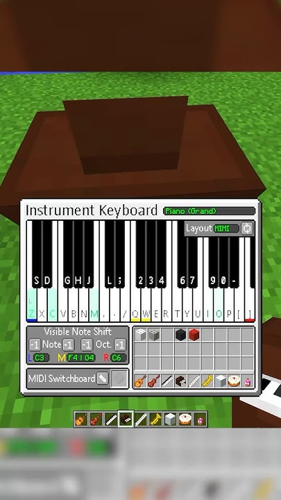 I Added INSTRUMENTS To Minecraft... 😱 #shorts - YouTube