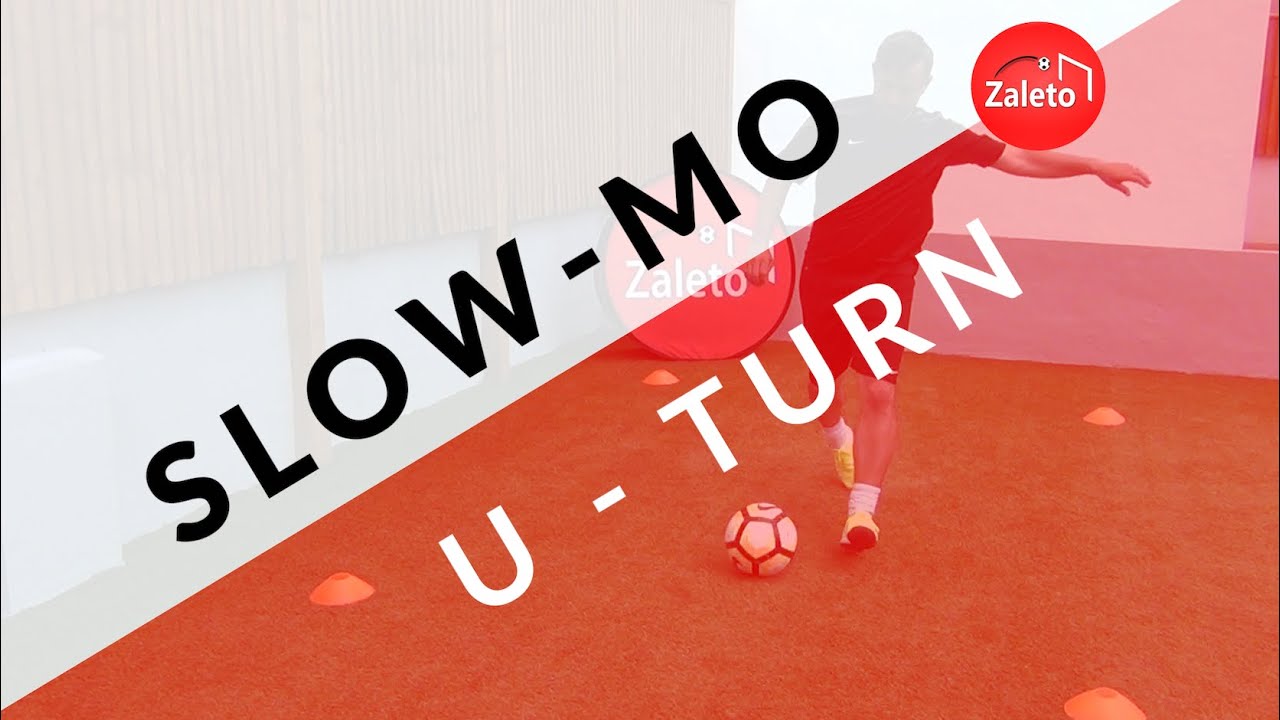 The U-Turn ⚽️ FOOTBALL SKILLS IN SLOW MOTION - YouTube
