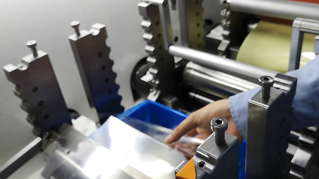 Rotary die cutting machine converting mobile phone protective film ...