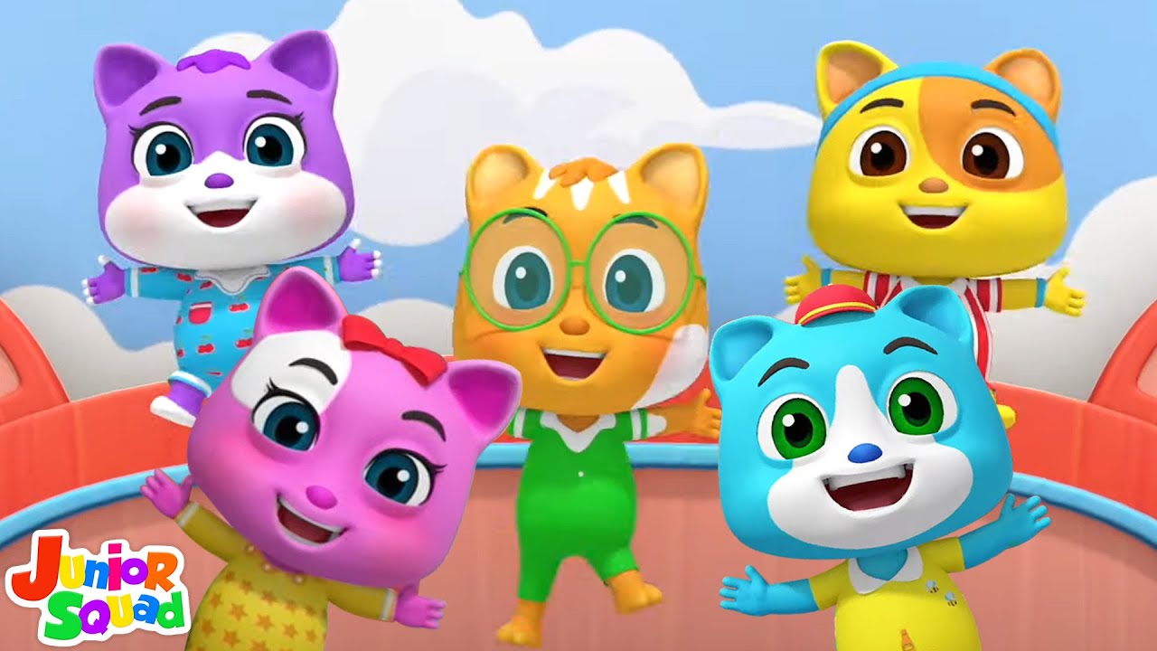 Five Little Kittens - Learn to Count 5 with Nursery Rhyme & Baby Song ...